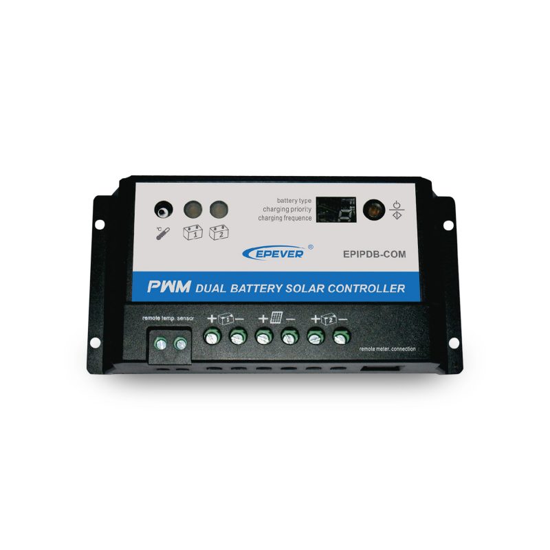 EPIPDB-COM Series(10~20A) Dual Battery PWM Charge Controller | Zuvay